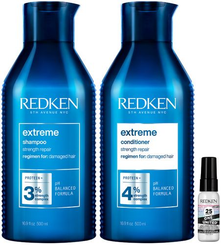 Redken Extreme Set with One United Spray | BellAffair.com